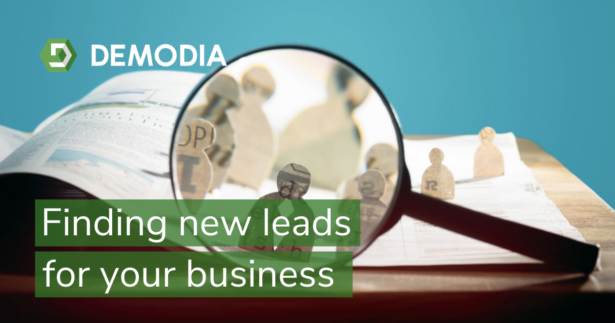 Finding new leads for your business | Demodia
